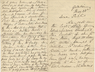 "Letter from Buffalo, New York to Leonard Blake in Gambier, Ohio" by ...