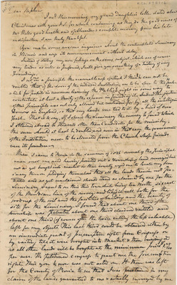 "Letter to Intrepid Morse" by Philander Chase