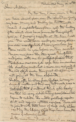 "Letter to Intrepid Morse" by Philander Chase