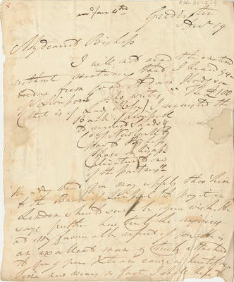 "Letter to Philander Chase" by Lord Kenyon