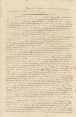 "Letter to Philander Chase" by Horatio Southgate