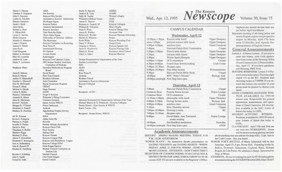 "Newscope - April 12, 1995"
